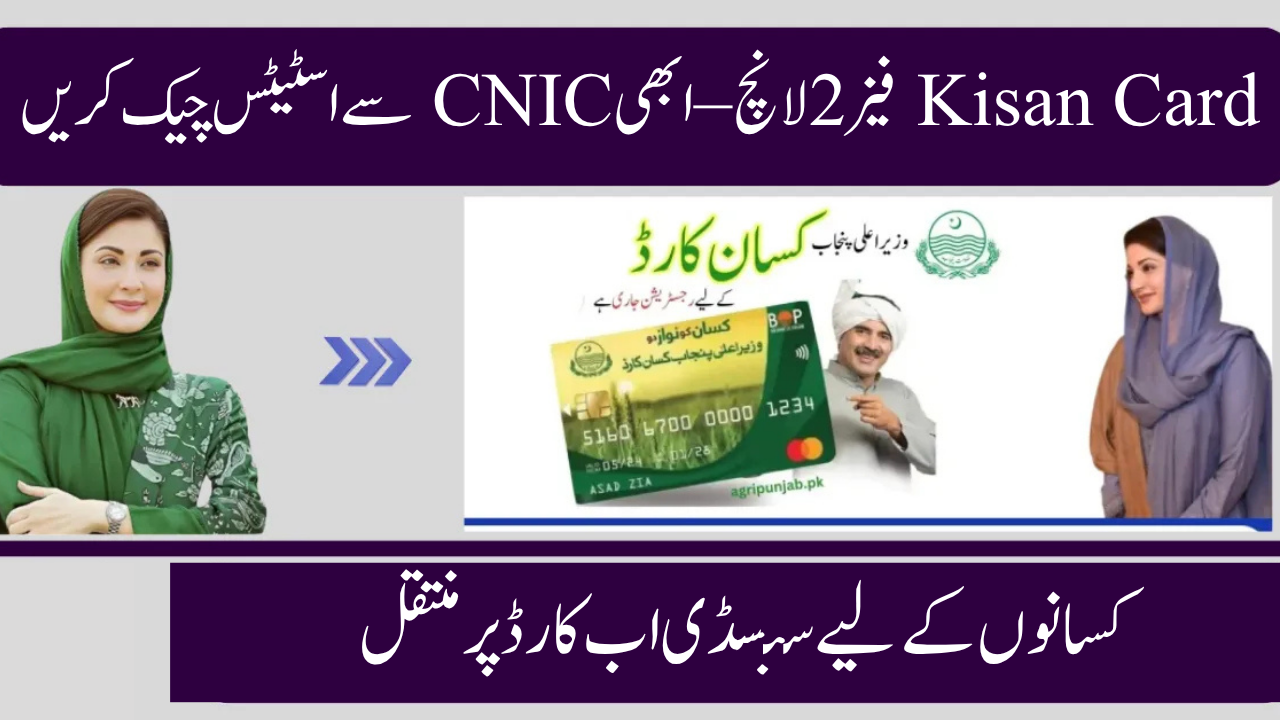 Kisan Card Phase 2 Status 2025 - Check Online by CNIC - BISP EHSAAS KAFALAT